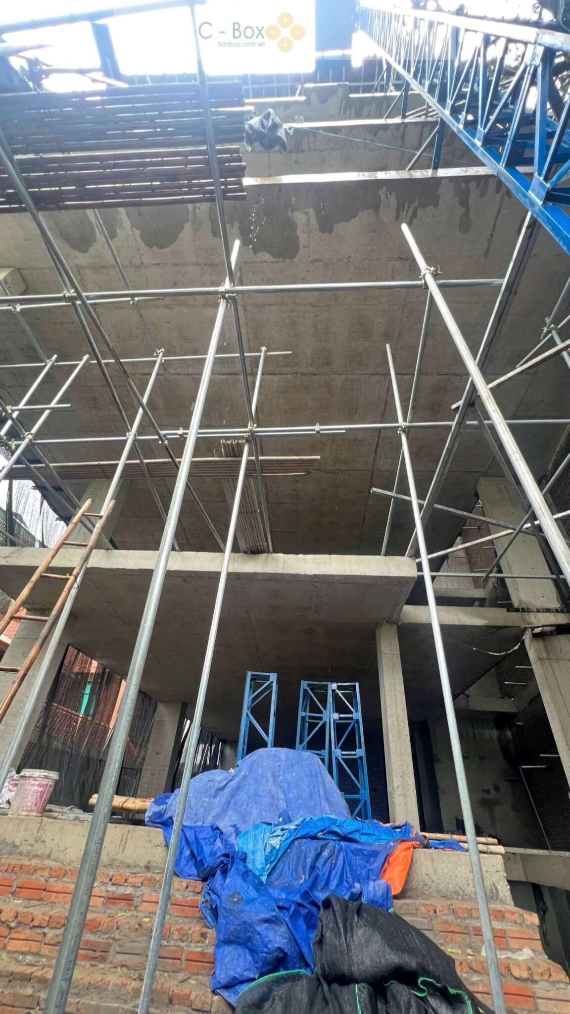 Calic thi công sàn hộp tòa nhà văn phòng tại Thanh Trì